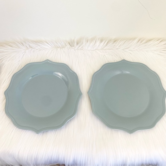 Pier 1 | Dining | Pier Kate Lake Shore Set Of 2 Dinner Plates Blue ...